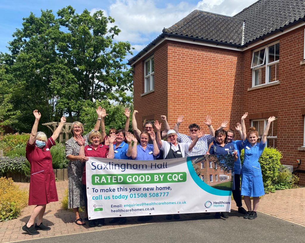 Saxlingham Hall celebrates Good ranking from the Care Quality ...