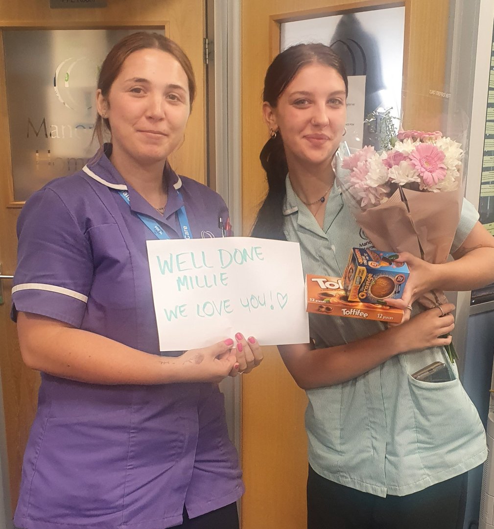 Congratulations to Millie - latest member of the Manorcourt Homecare ...