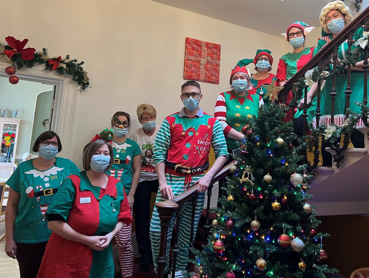 Elves are spotted at our homes on Elf Day | Healthcare Homes