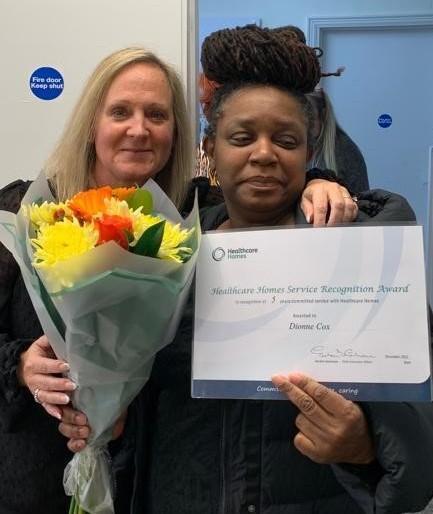 35 years' service is recognised at Manorcourt Homecare Thurrock Branch ...