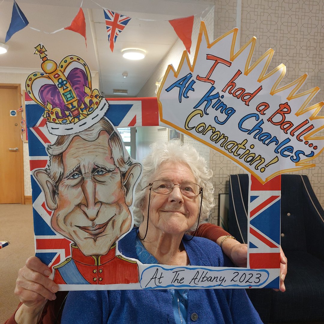 Amazing Coronation artwork at Albany care home | Healthcare Homes