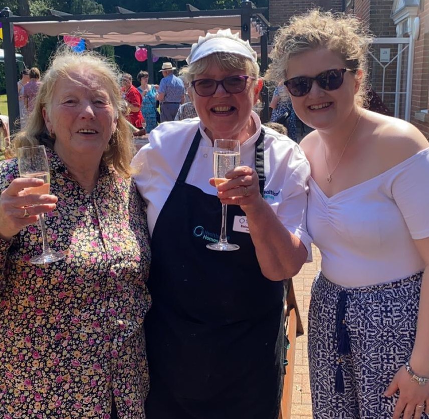 Staff at Saxlingham Hall celebrate 104 years' service | Healthcare Homes