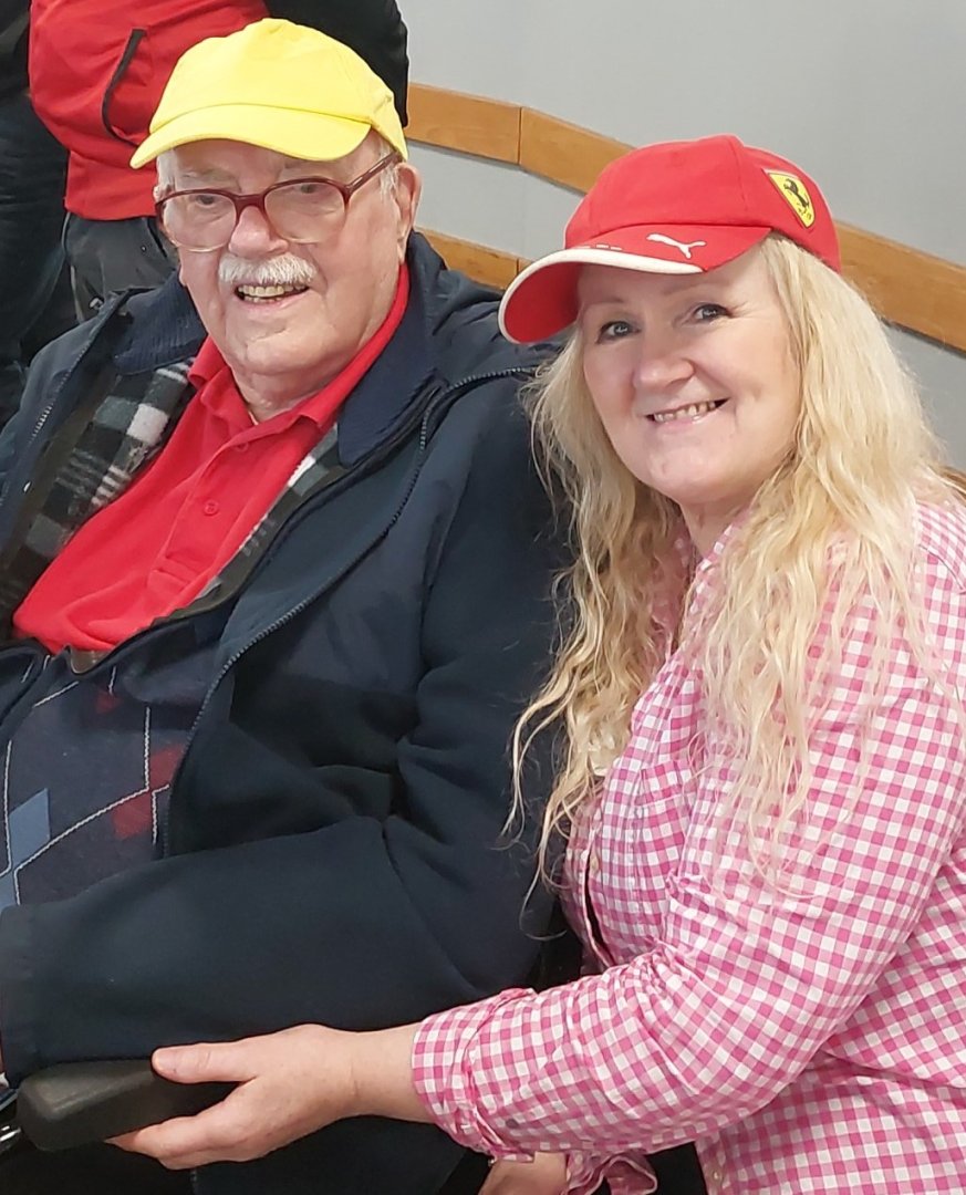 George’s speedway wish is granted | Healthcare Homes